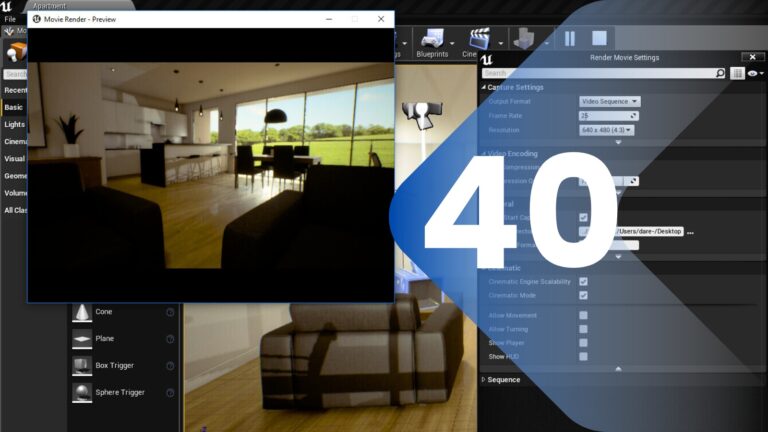 Rendering with Movie Render Queue & Optimization (Day 40) – VorldBox ...